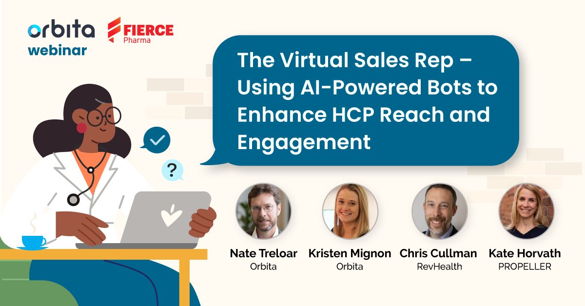 [WEBINAR] The Virtual Sales Rep - Using AI-Powered Bots to Enhance HCP Reach and Engagement